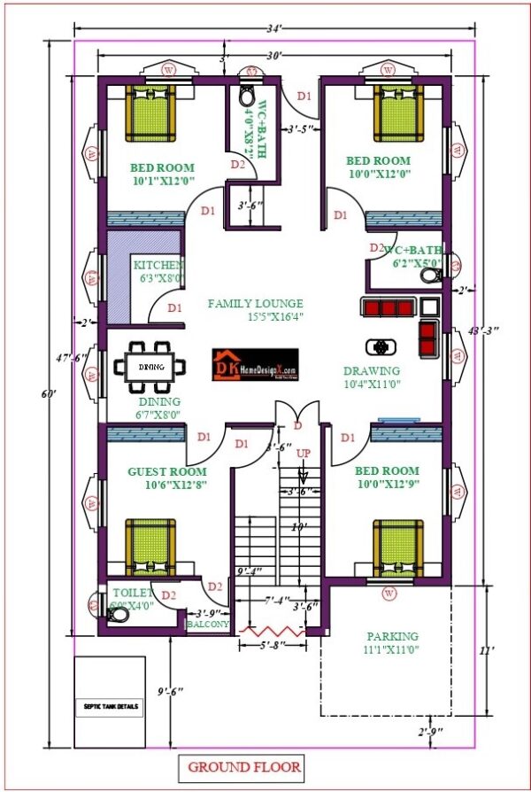 2D Floor Plans - DK Home DesignX