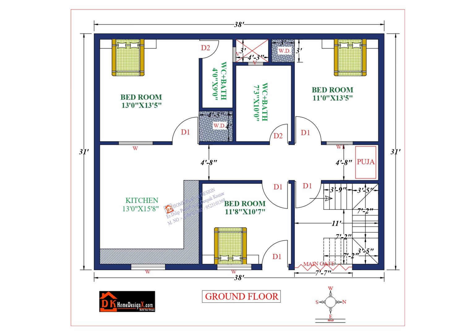 Download 2D Floor Plans - DK Home DesignX