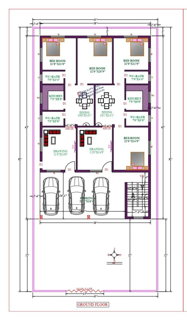 38X70 Affordable House Design - DK Home DesignX
