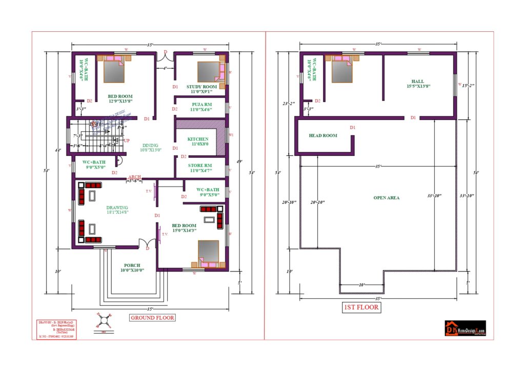 Download 2D Floor Plans - DK Home DesignX